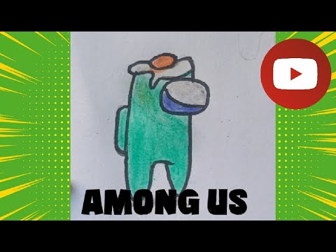 How to draw Among us || Among us drawing easy step by step || art by ...