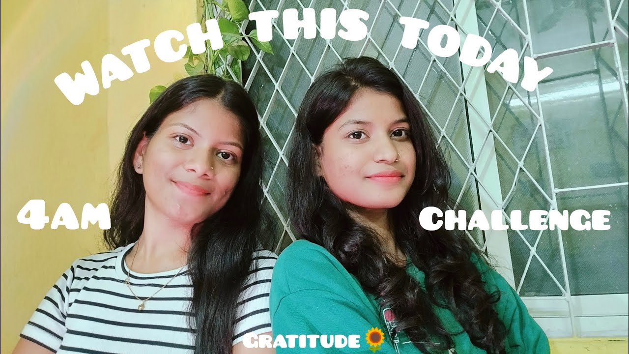 4 am Challenge for a week | productive morning Routine | Telugu vlogs ...
