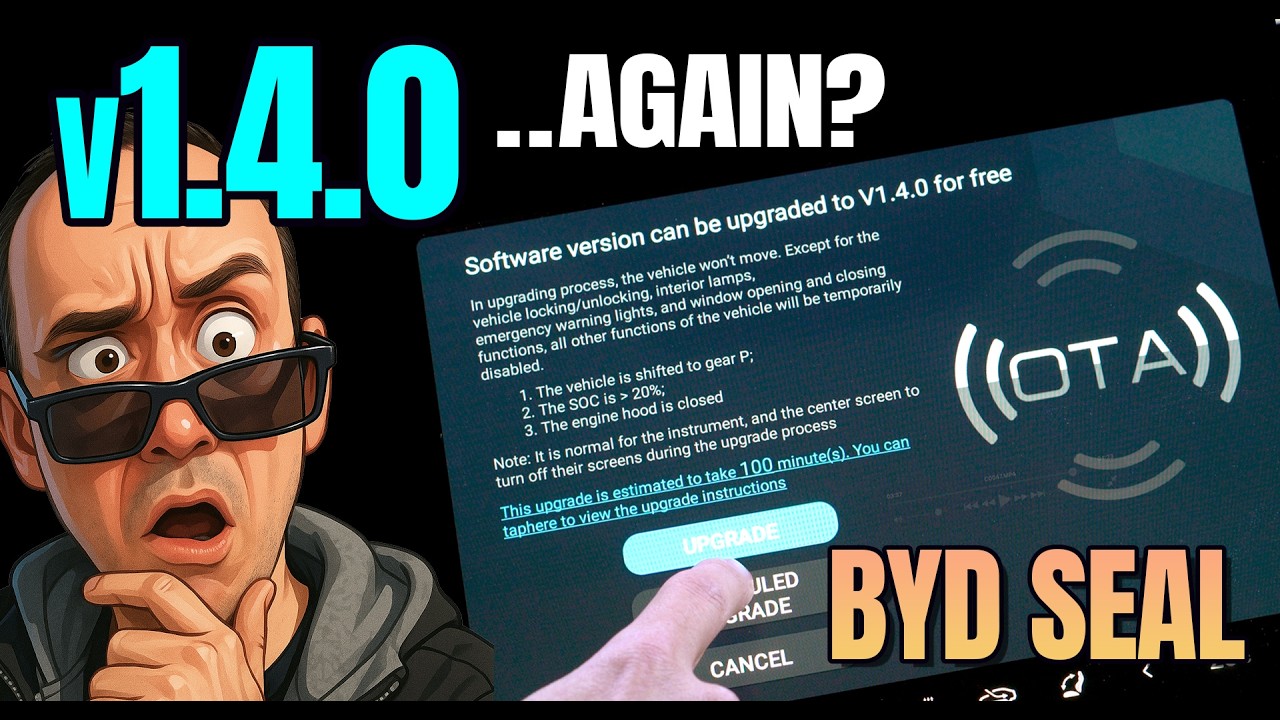 BYD Seal v1.4.0 (2503) Software OTA Update: Major bug fixes, PIN to Drive - YouTube
