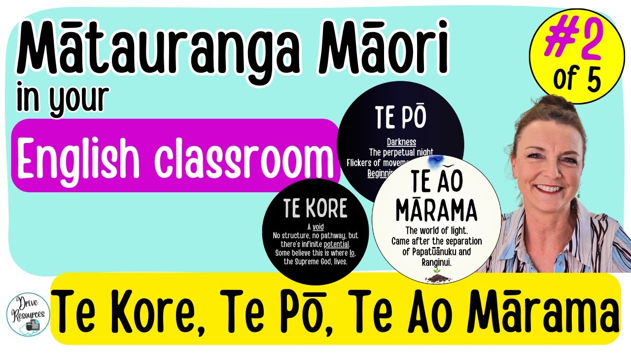 Mātauranga Māori in the English Classroom - 2 - Te Kore - Te Pō - Te Ao ...