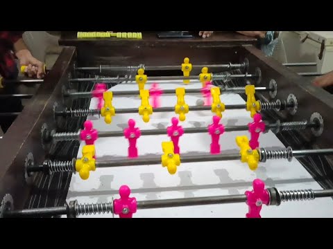 Table soccer ||Handball game||Footsal game||Foosball game - YouTube