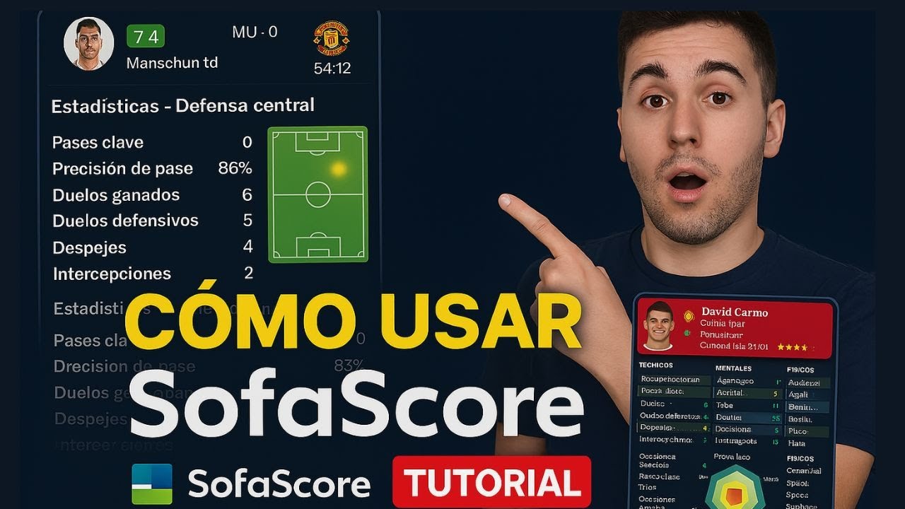 Analiza jugadores como un scout con SofaScore y Football Manager - YouTube