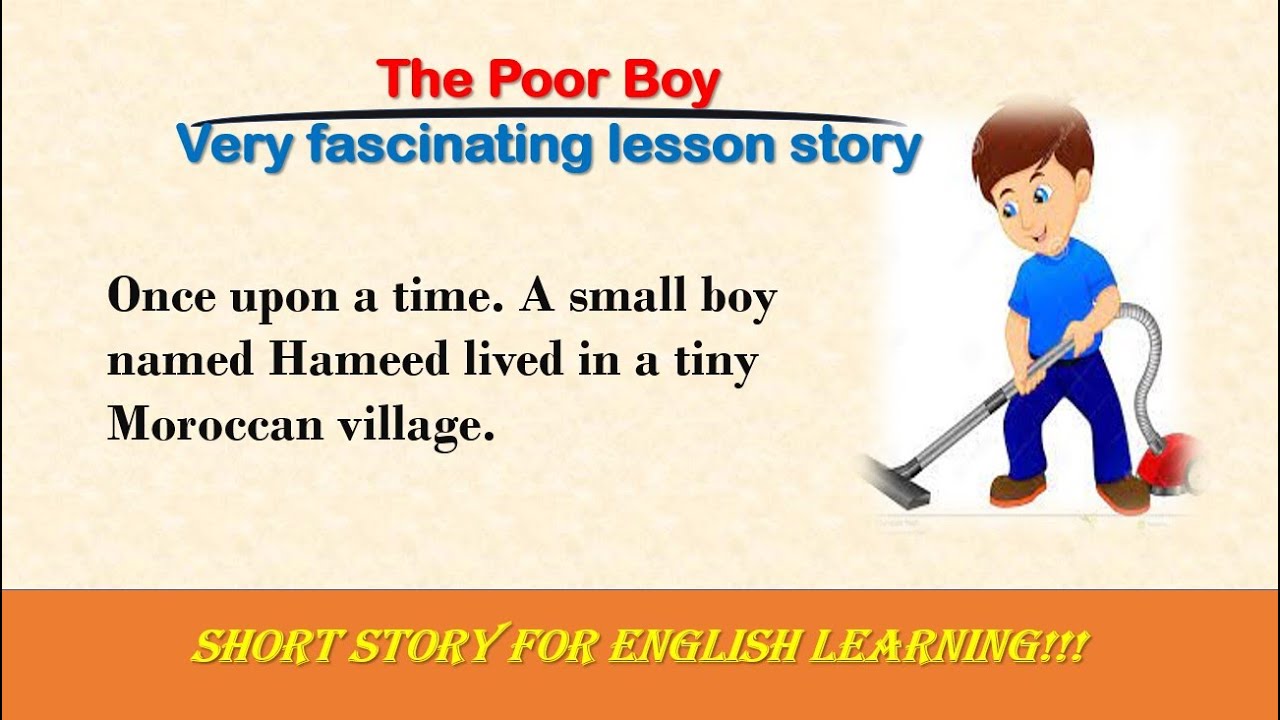 The Poor Boy👨 | English Short Story |#englishlearning #englishstory # ...