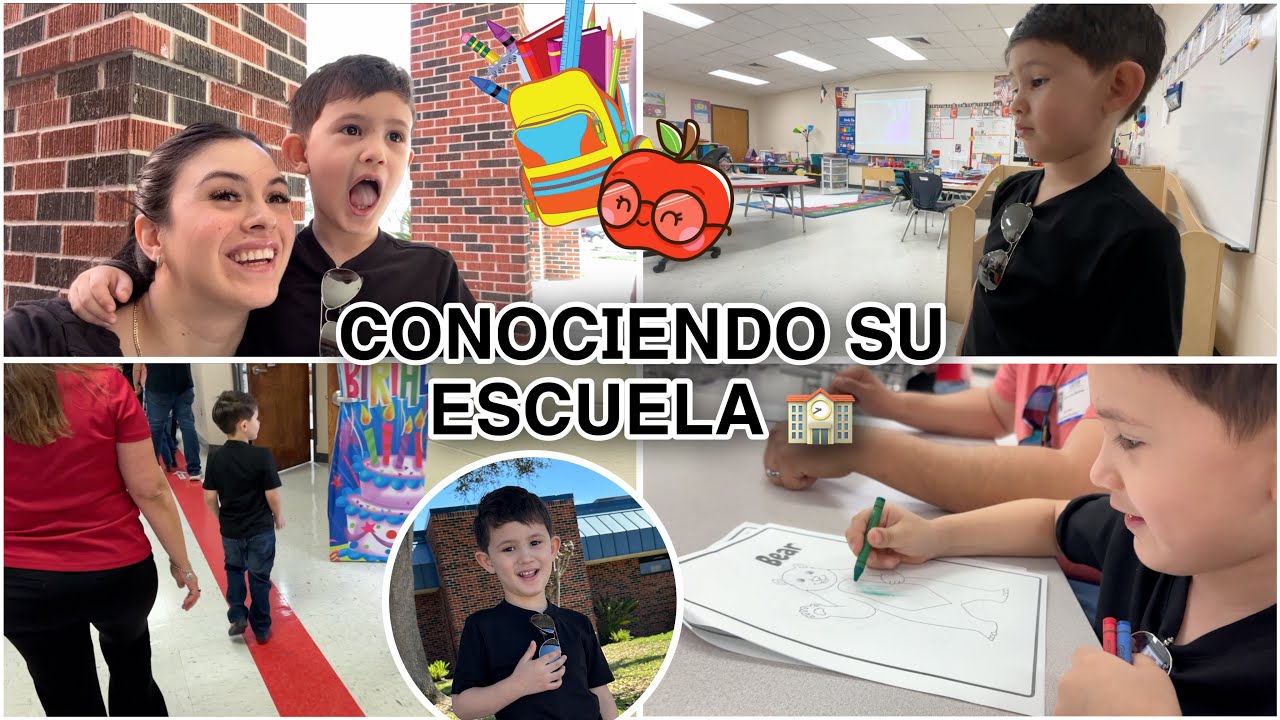 MATEO VA A ENTRAR AL PRE KINDER ⎪CONOCIENDO SU ESCUELA 🍎 - YouTube