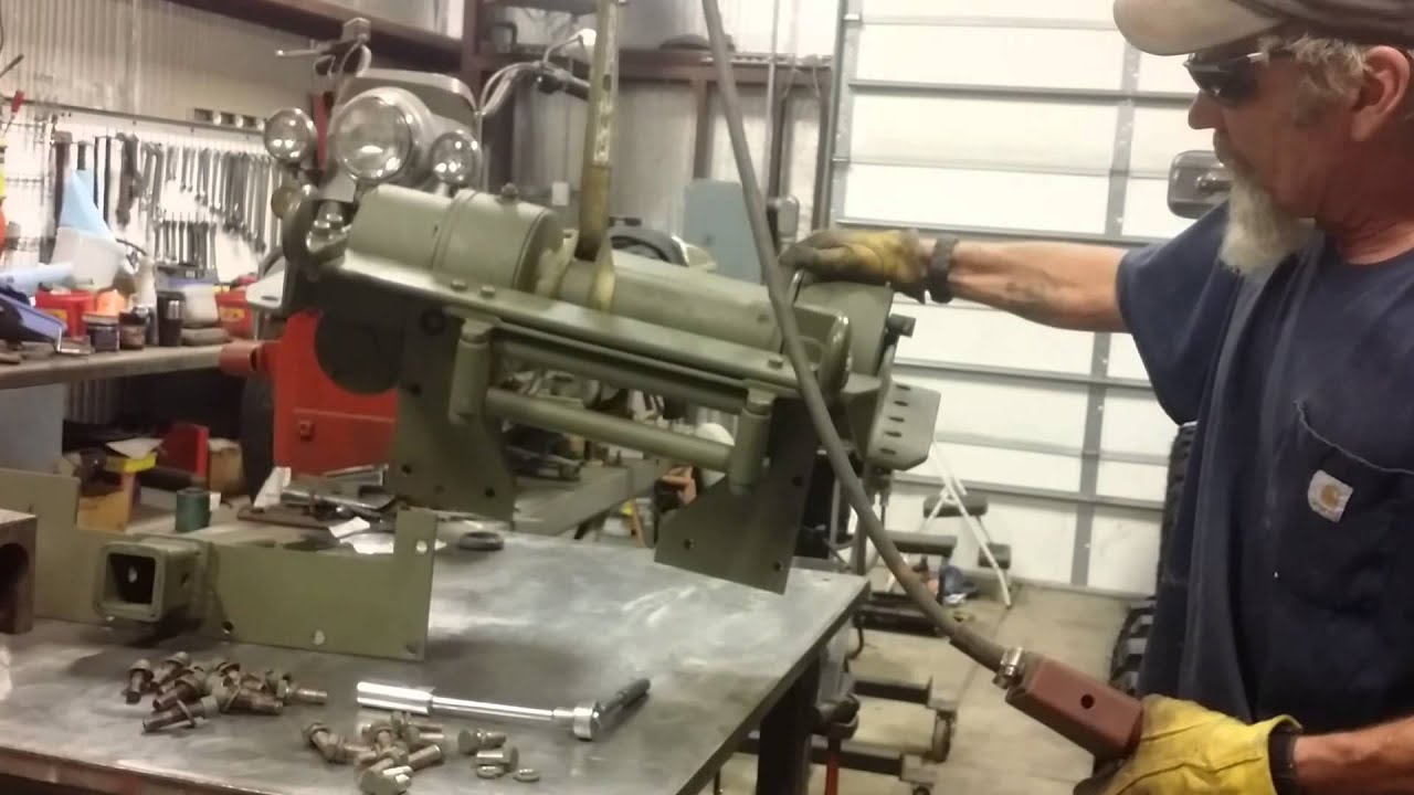 Dodge M37 Build #33 Ramsey electric winch - YouTube