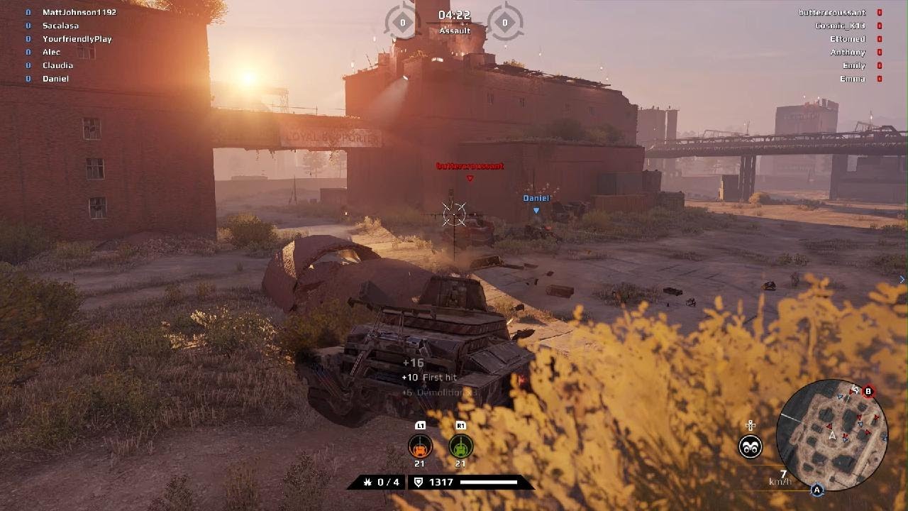 Crossout - Tank Build Roll&Land - YouTube