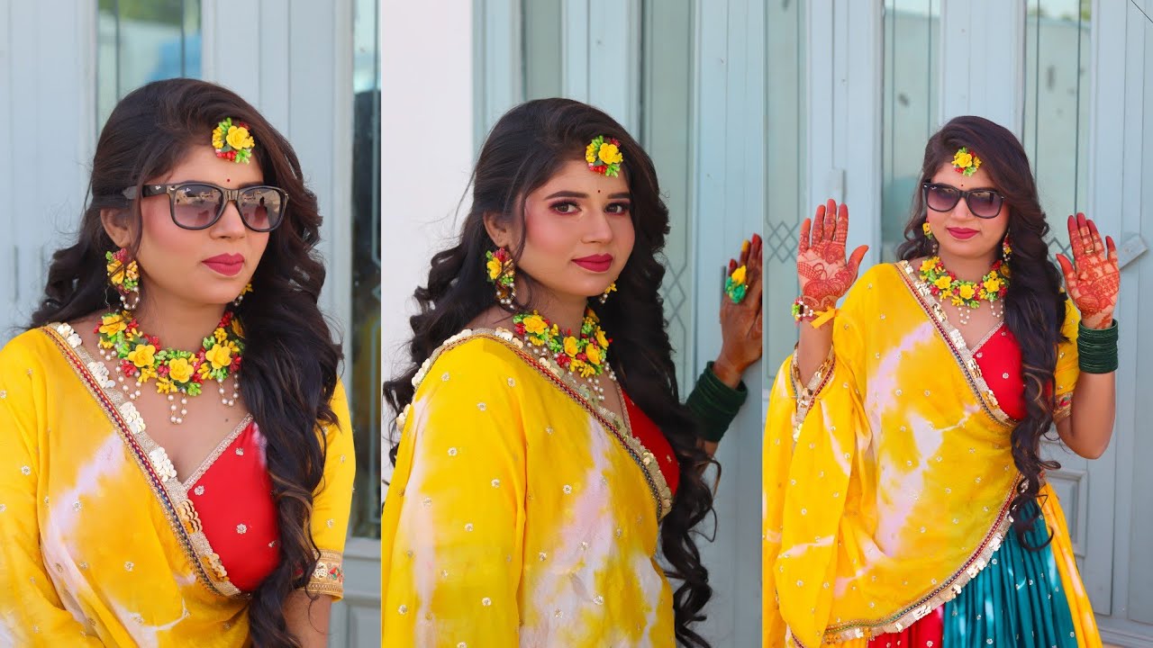 BRIDAL HALDI LOOK | HALDI MAKEUP LOOK | HALDI MAKEUP TUTORIAL | SUMANSI SAHGAL - YouTube