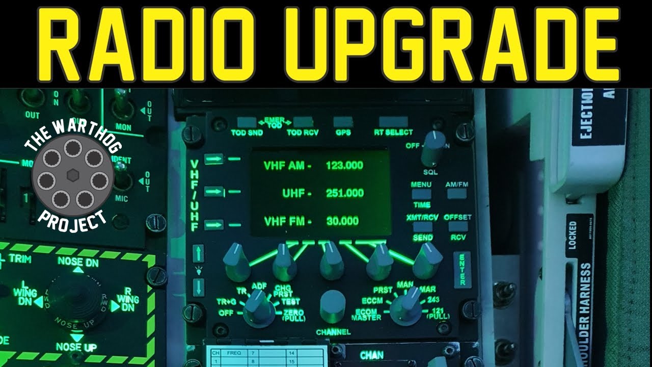 ARC-210 Digital Radio! - A-10C Home Flight Simulator - YouTube
