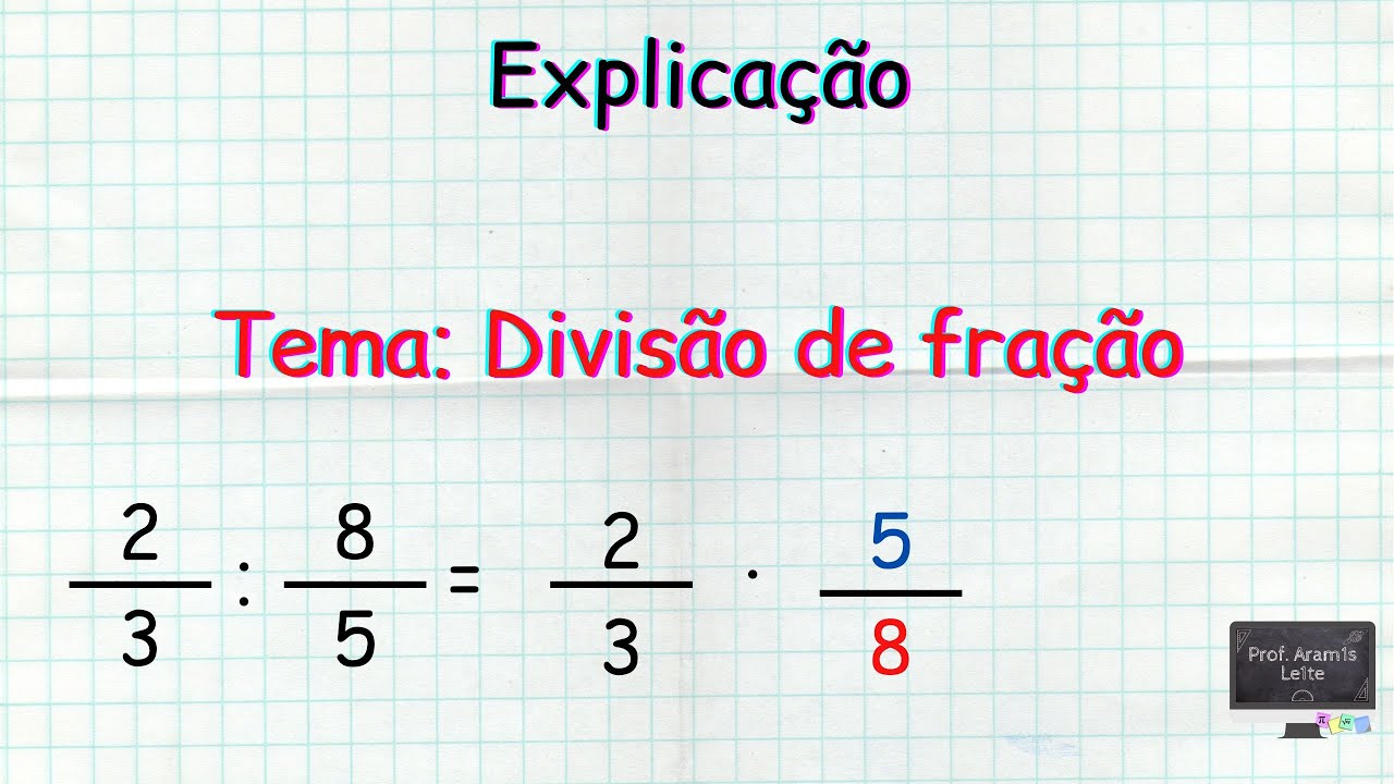 Divisão de fração + fração inversa - Explicação - 6° ano - YouTube