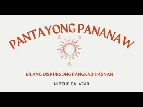 Ang Pantayong Pananaw ni Zeus Salazar - Vanesa Catanghal & Rallen ...