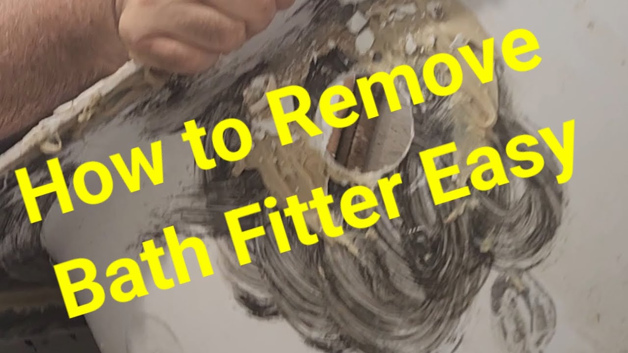 How to Remove a Bathtub // How to Remove Bath Fitter Tub easy - YouTube