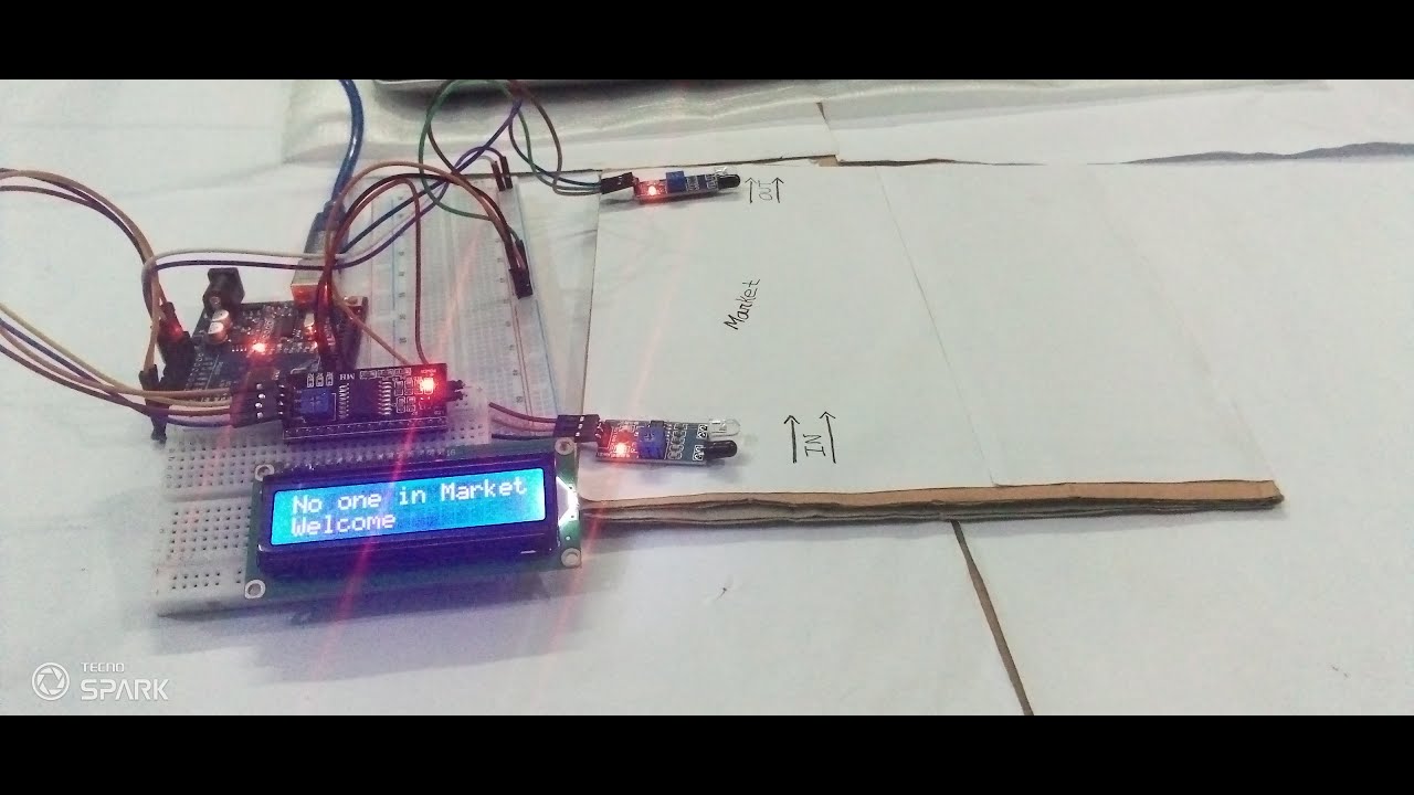 How to Make an Arduino Visitor Counting Machine - YouTube