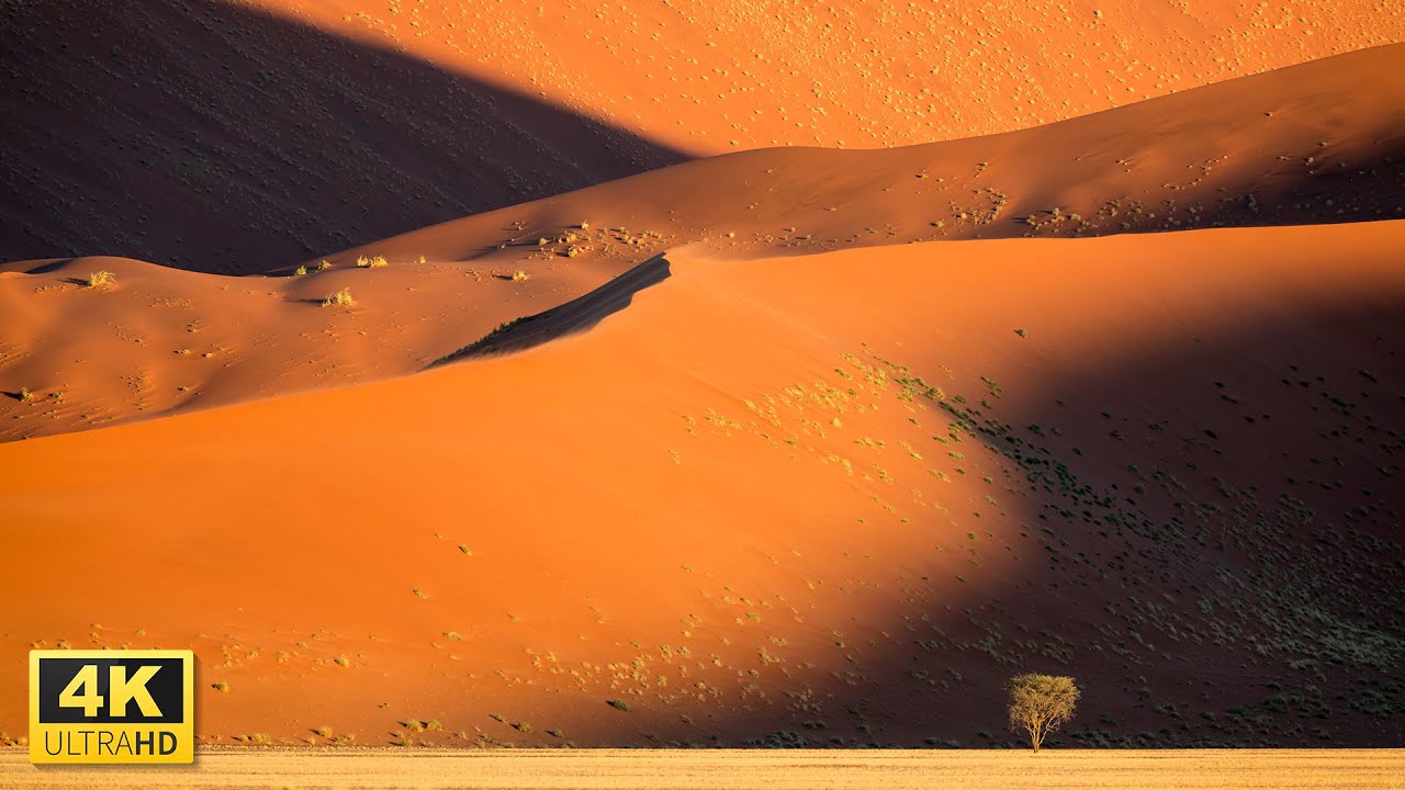 Watch Desert Landscape in 4K Video Ultra HD with Relaxing Music - YouTube