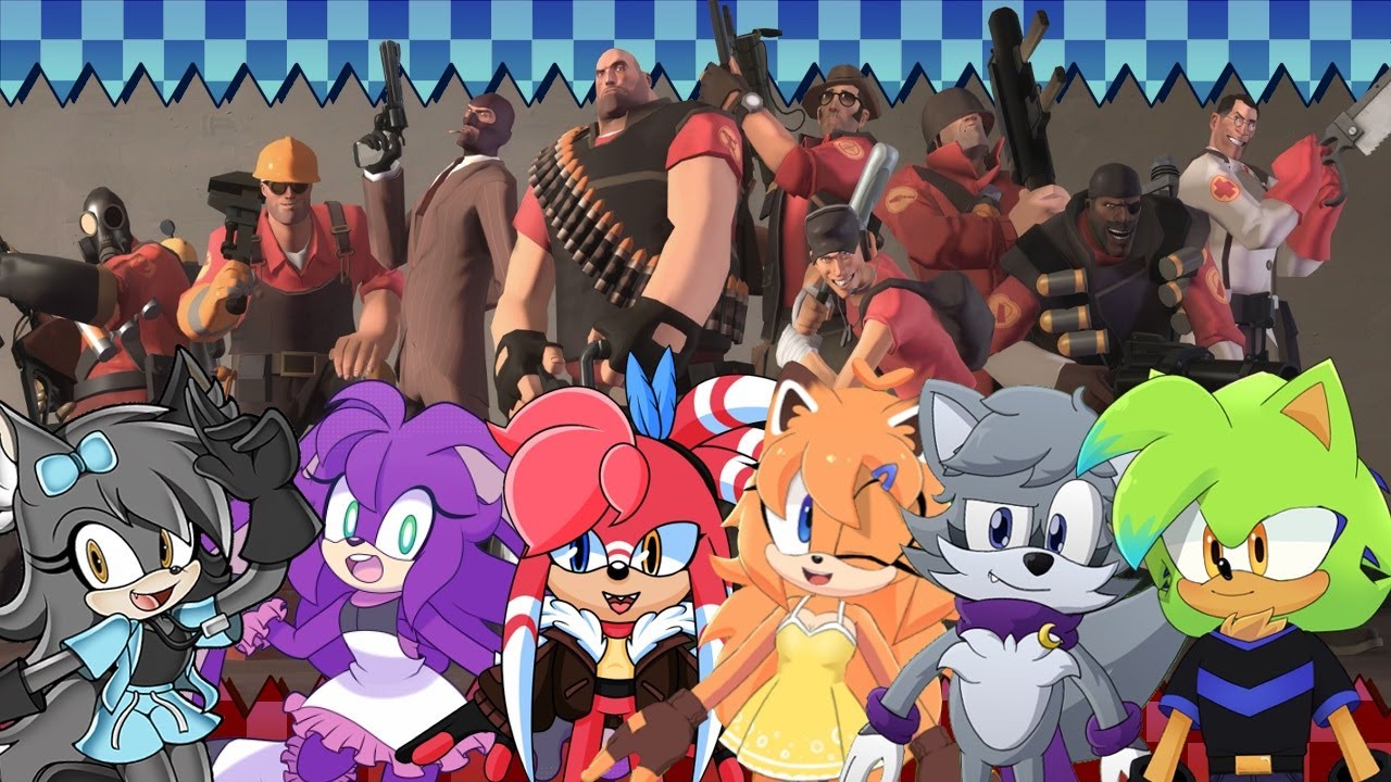 Sonic VTubers - Team Fortress 2 Collab! - MAN VS Machine - YouTube