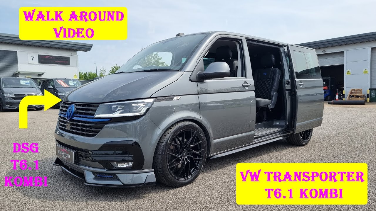 vw transporter t6.1 kombi dsg modified 😍😍 - YouTube