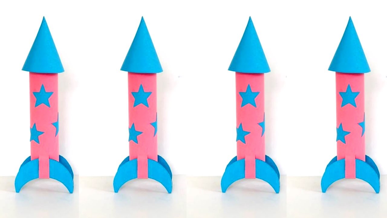 Diy Paper Craft rocket making for kids | DIY paper crafts | Paper toys ...