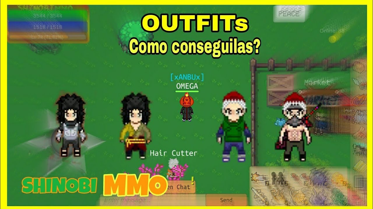 Shinobi mmo: OUTFITS É HAIRS COMO CONSIGO TODAS. - YouTube