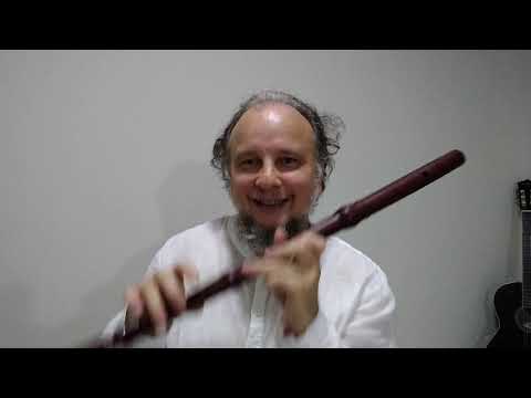 Traverso ~ baroque flute ~ one-key flute - YouTube
