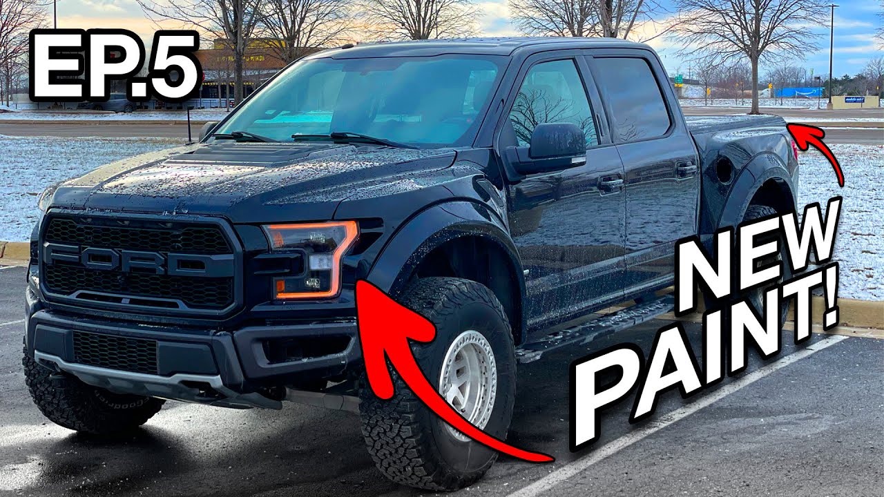 FORD RAPTOR CONVERSION GETS PAINTED | EP. 5 - YouTube