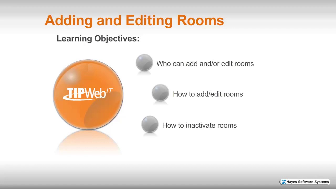 Asset Mgmt. (TIPWeb-IT): Adding and Editing Rooms - YouTube