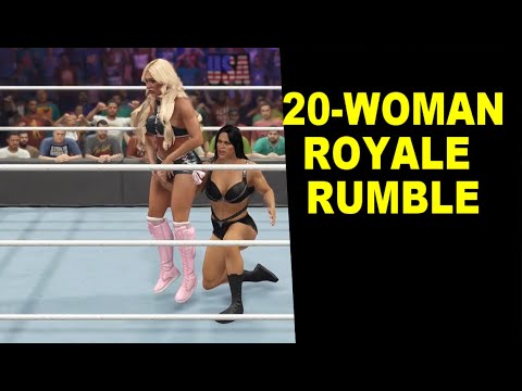WWE 2K23 : 20-Woman Royale Rumble - YouTube
