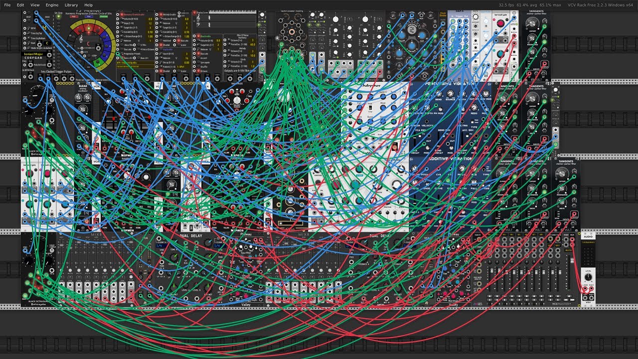 One hour generative modular ambient in VCV Rack with the PS Meander ...