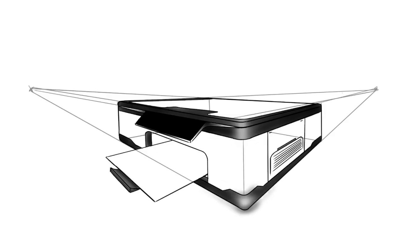 Printer sketch render - YouTube