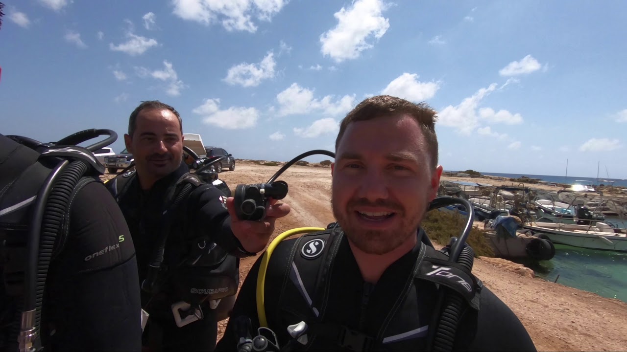 My First Time Scuba Diving - Lost With Smurf: Vlog 3 - Cypriot Smurf ...