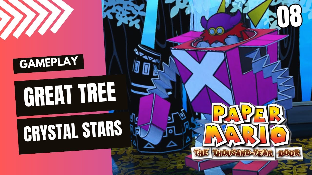 PAPER MARIO THE THOUSAND YEAR DOOR GREAT TREE BOGGLY WOOD CRYSTAL STAR ...