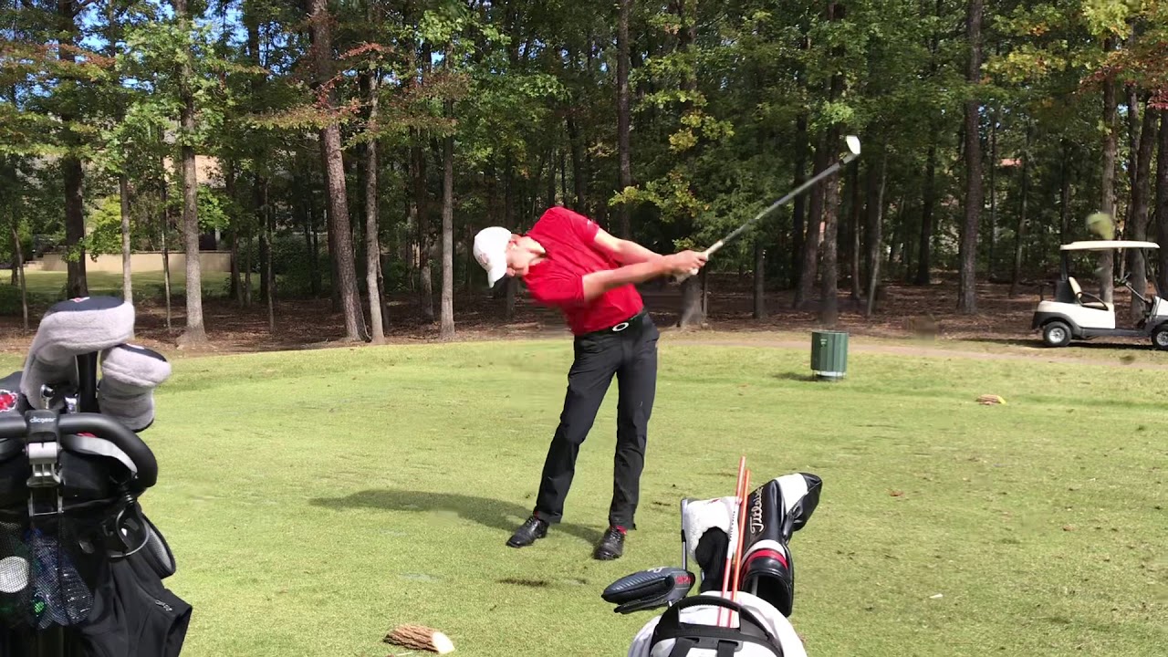 David Rauch UNLV golf short iron approach tee shot par3 h8 Little Rock ...