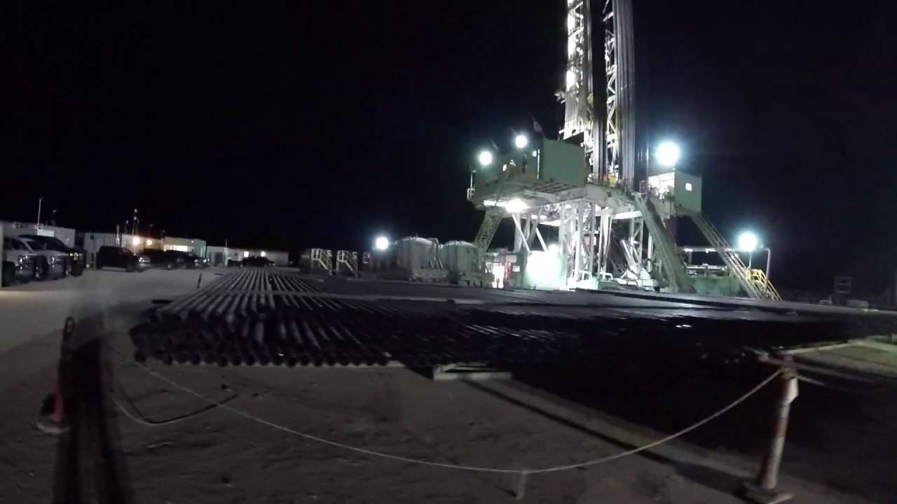 2019 Precision Drilling Rig Marathon Oil Company New Mexico - YouTube