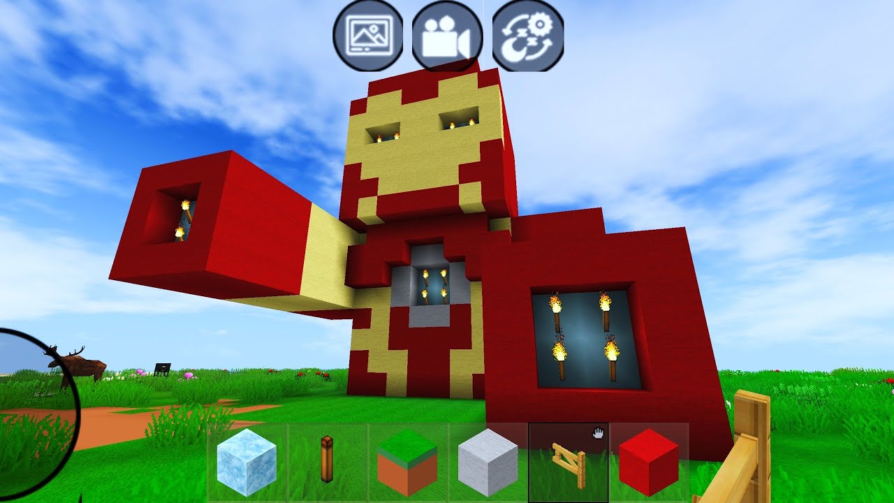 Mini Block Craft 3D Gameplay #34 (iOS & Android) | Iron Man - YouTube
