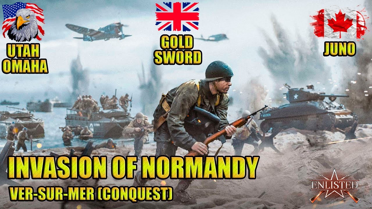 ENLISTED ! INVASION OF NORMANDY - VER - SUR - MER (CONQUEST) EUA ...