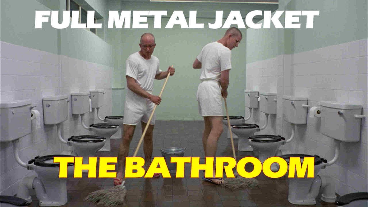 Full Metal Jacket - Questions about the position of the bathroom - YouTube