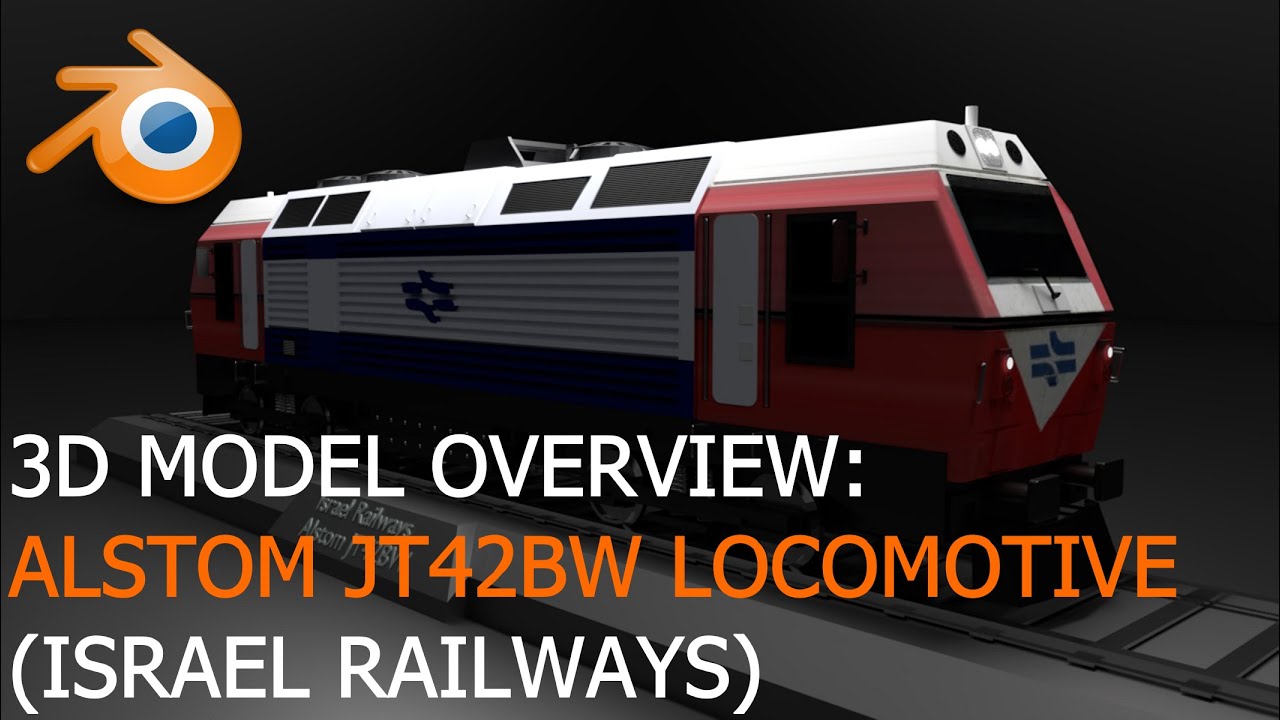 Alstom JT42BW Locomotive - Render Preview - YouTube