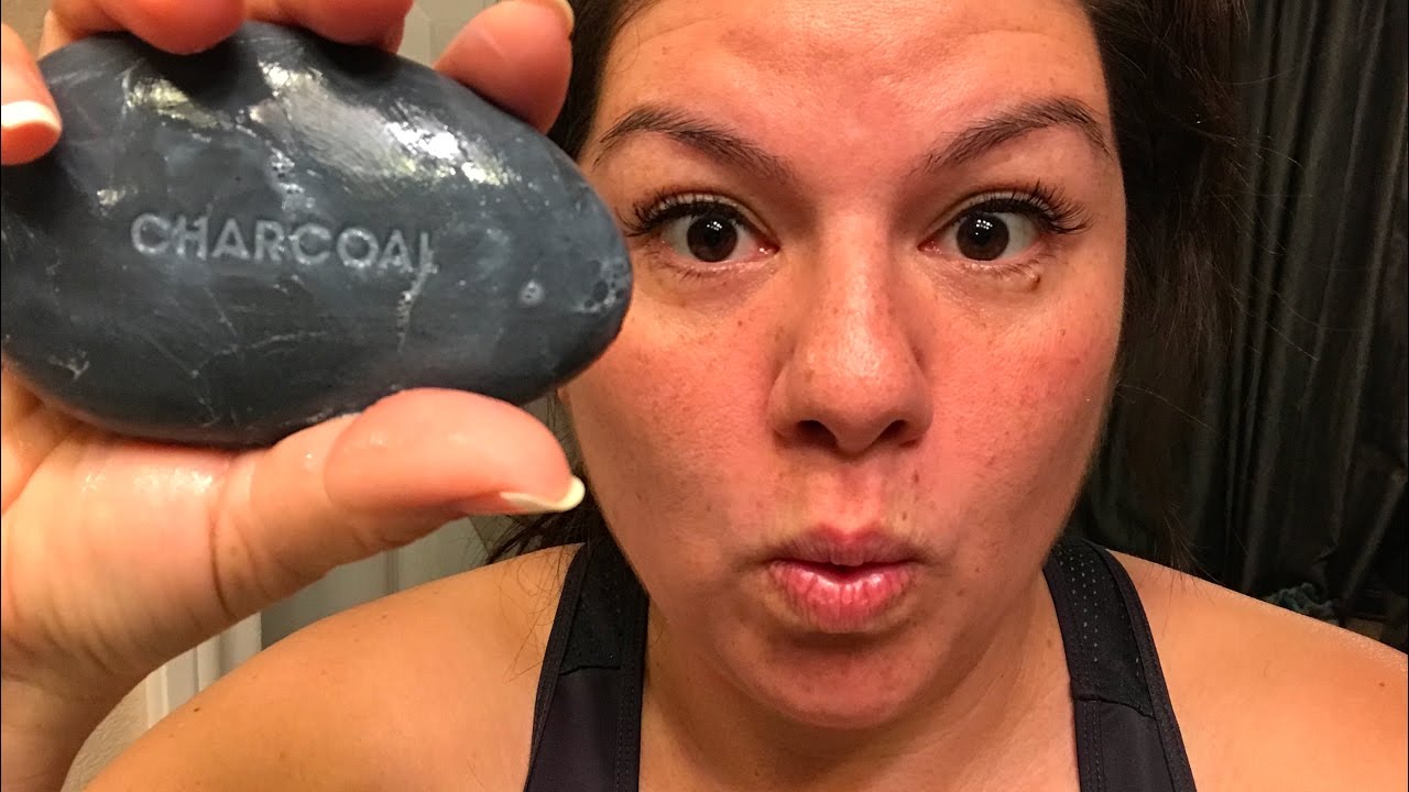 Charcoal Soap Pore Refining Tutorial And Review - YouTube
