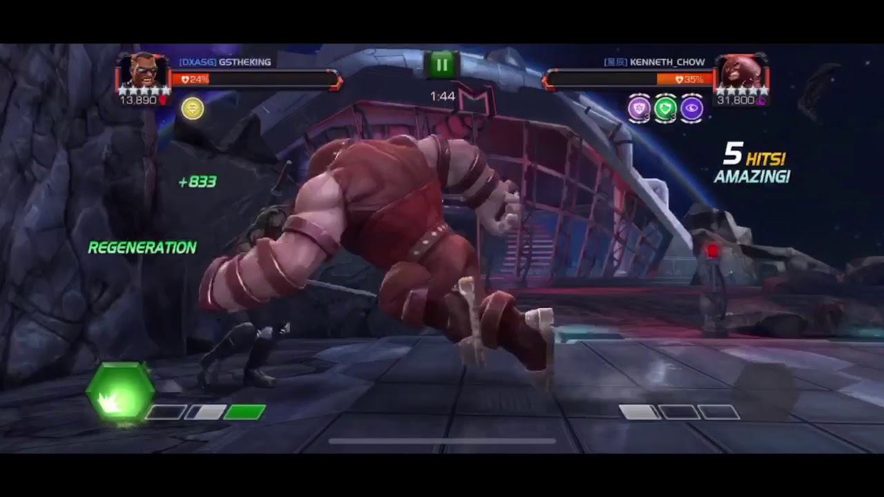 MCOC Blade vs Juggernaut AW Boss Solo Tier 1 - YouTube