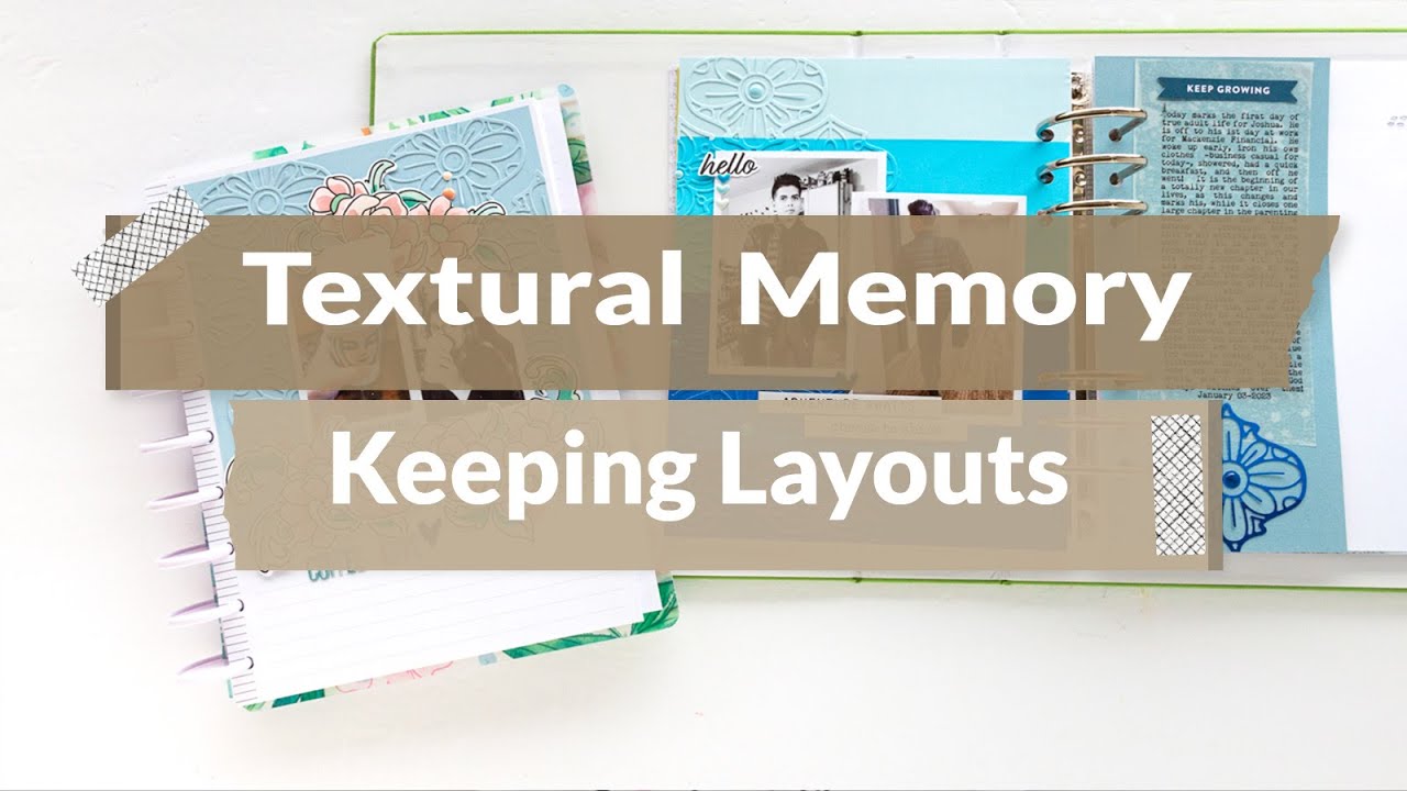 Textural Backgrounds for Memory Keeping Layouts | Inspired By A Card ...