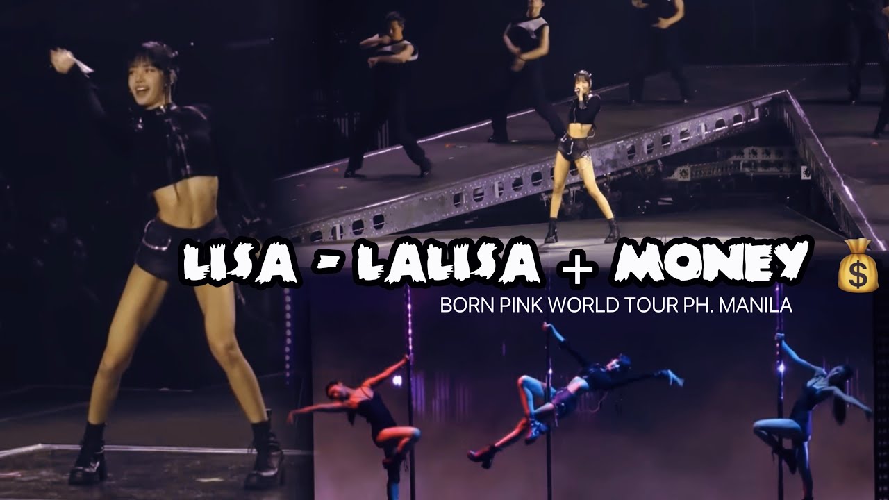 BLACKPINK SOLO LISA - LALISA + MONEY LIVE WORLD TOUR CONCERT at ...
