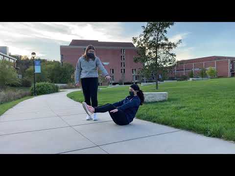 V-Sit Toe Taps Exercise - YouTube