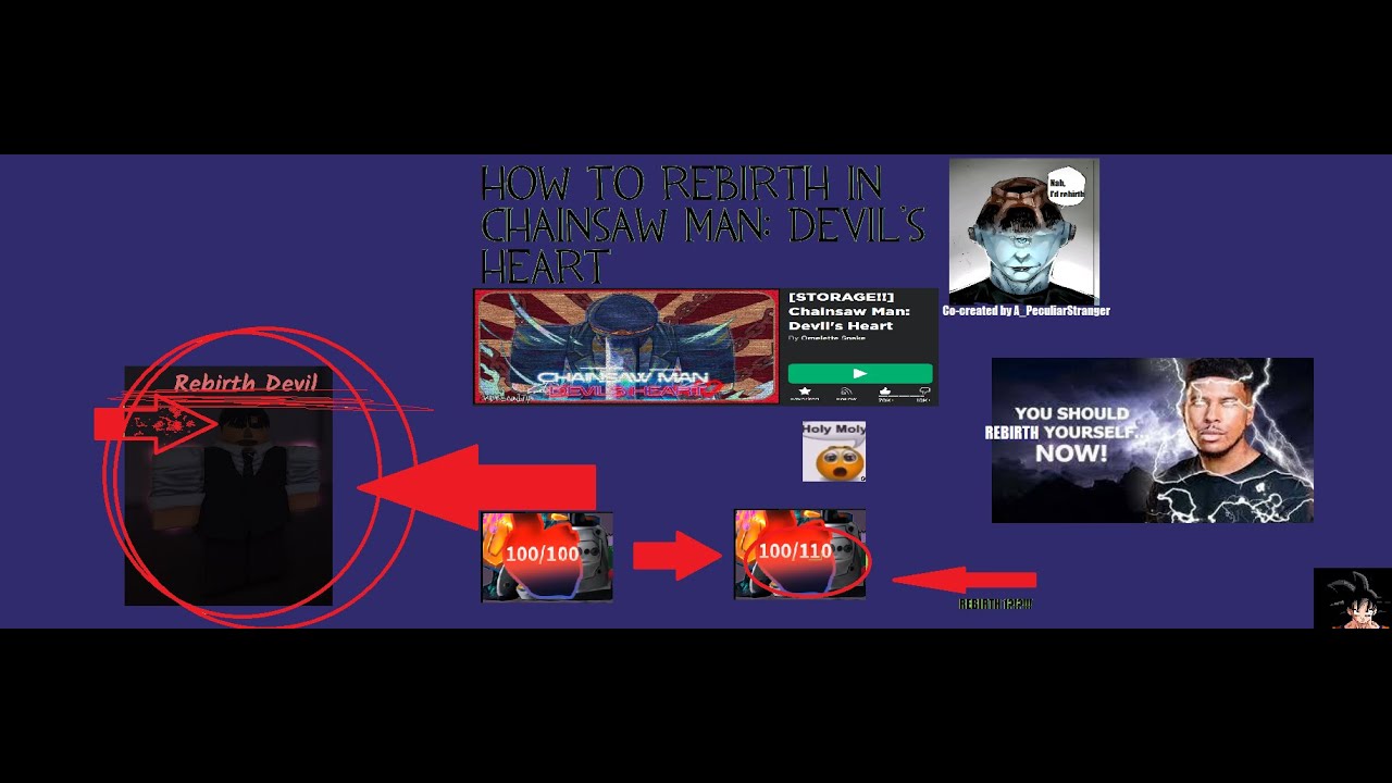 How to rebirth in CSM:DH [Devil's Heart] - YouTube