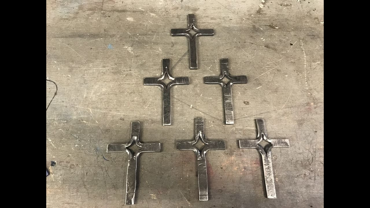 My First Forging Video - Blacksmith Crosses - YouTube