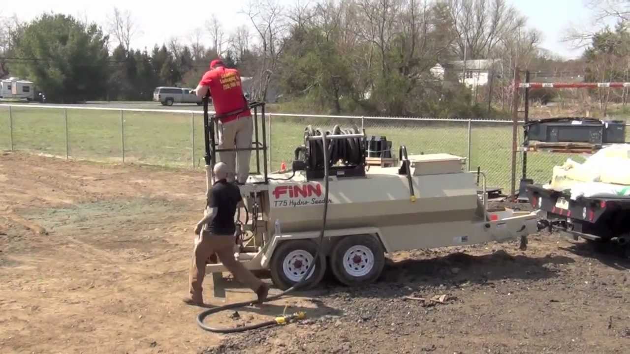 FINN Hydroseeder Demo - YouTube