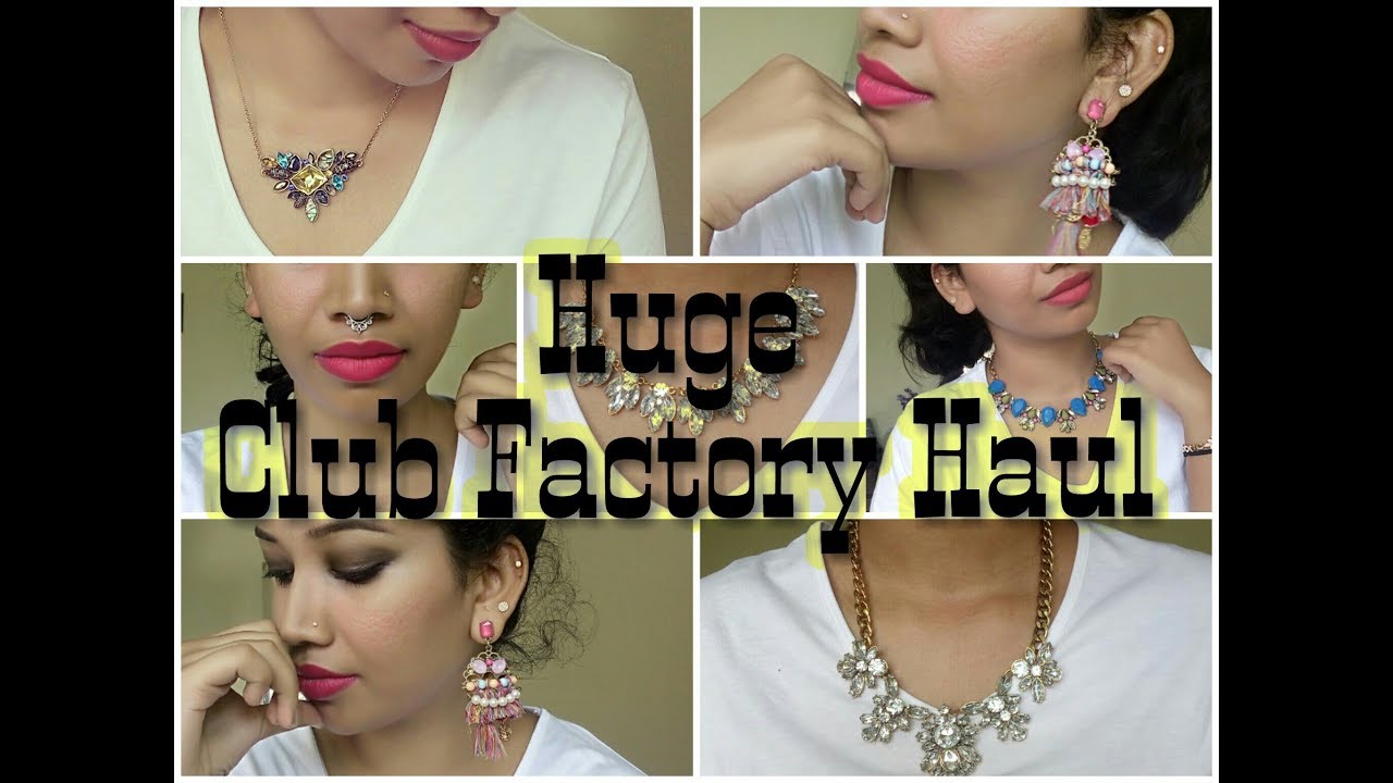 Club Factory Online Shopping Haul ||JwelleryHaul|| ||India ...
