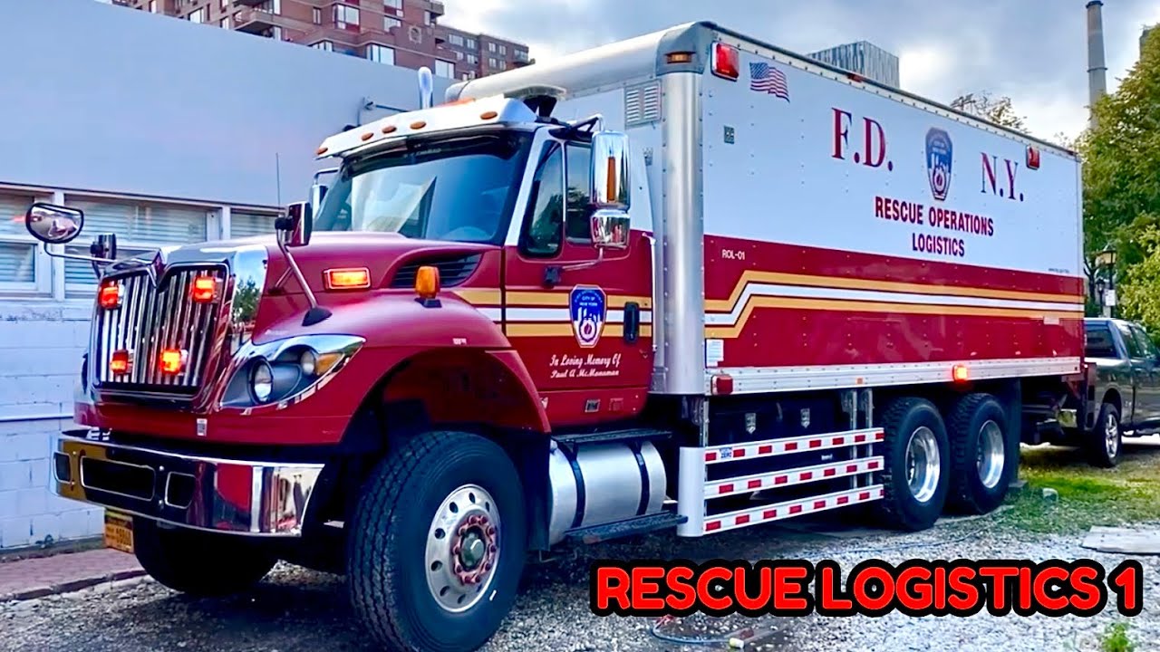 🌟 FLEET FRIDAY 🌟 FDNY RESCUE LOGISTICS 1 ~ SUPPORT UNIT - YouTube