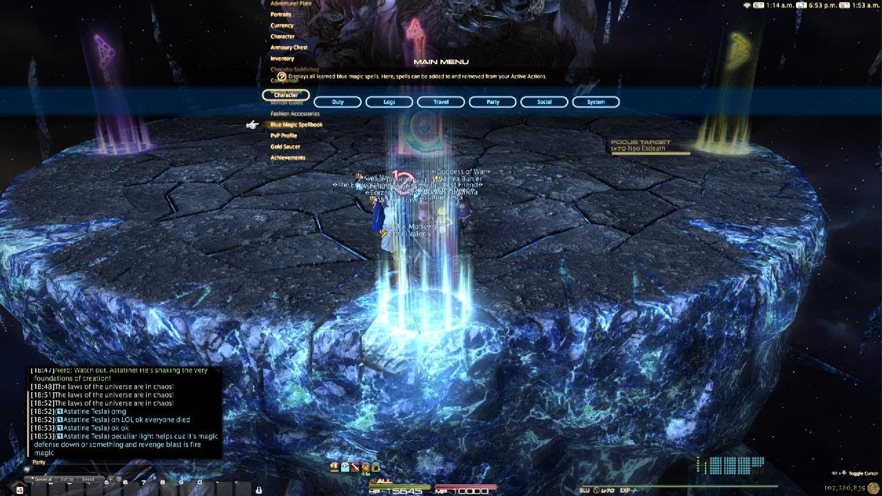 FFXIV - O4S Blue Mage Clear - YouTube