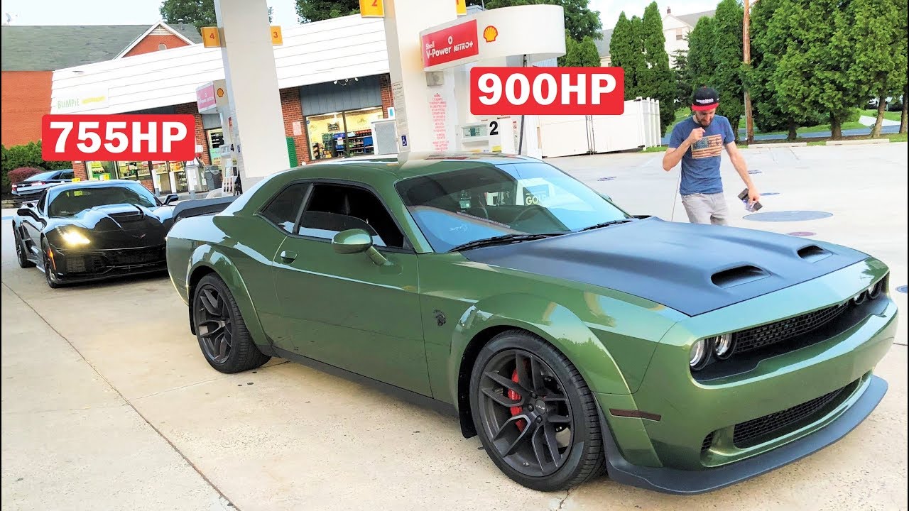 GUY IN A NEW 900HP HELLCAT REDEYE SAYS HE CAN BEAT MY ZR1!!! (TYPICAL ...