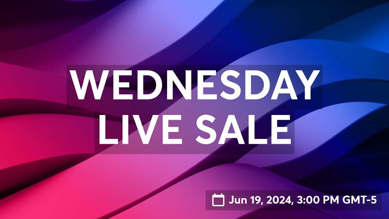 WEDNESDAY LIVE SALE - YouTube