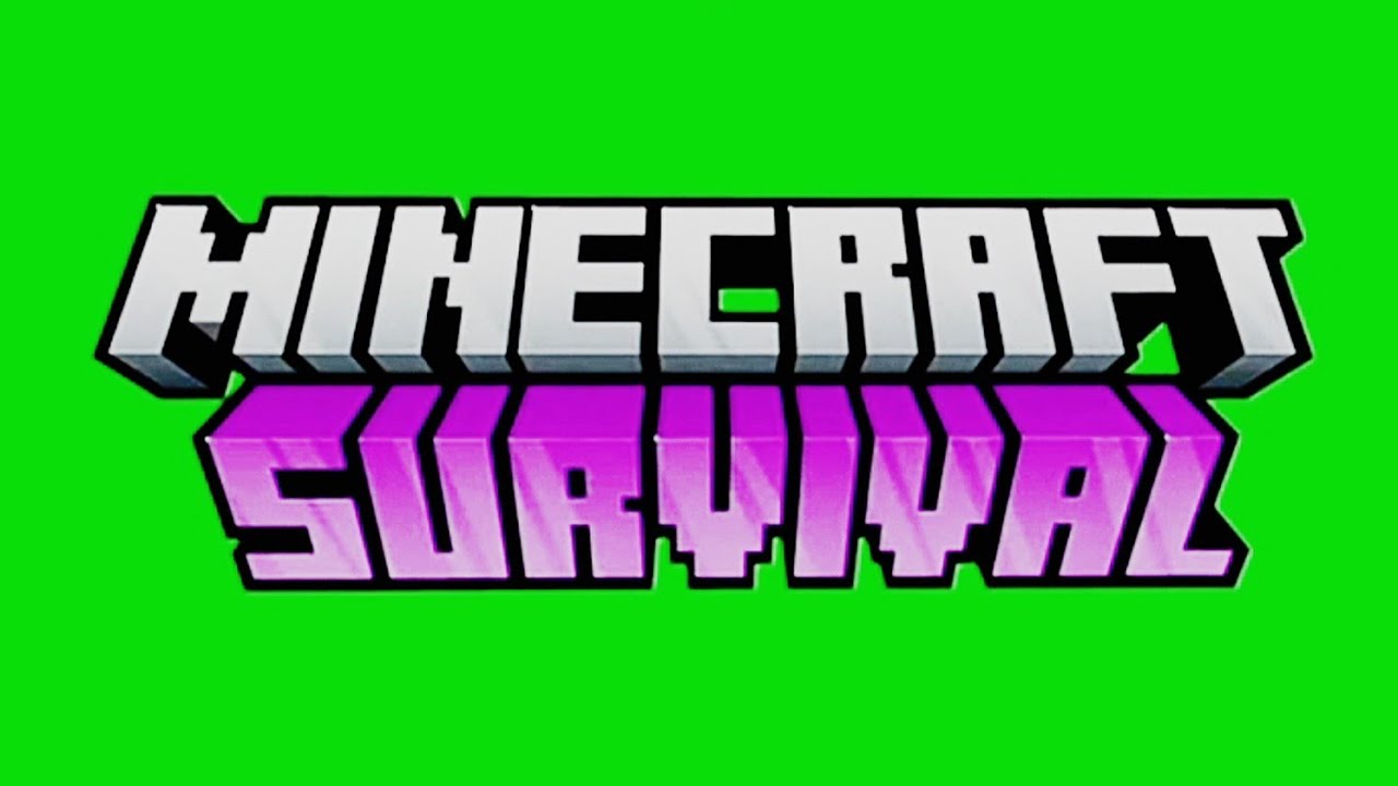 Minecraft Logo Animation Green Screen.#minecraft #gaming #greenscreen # ...