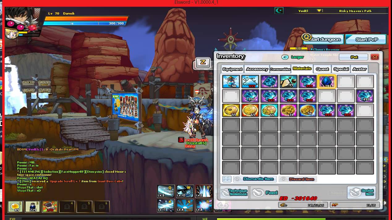 [Elsword VOID] Crafting my second Weapon Space-Time (Definitive) By ...